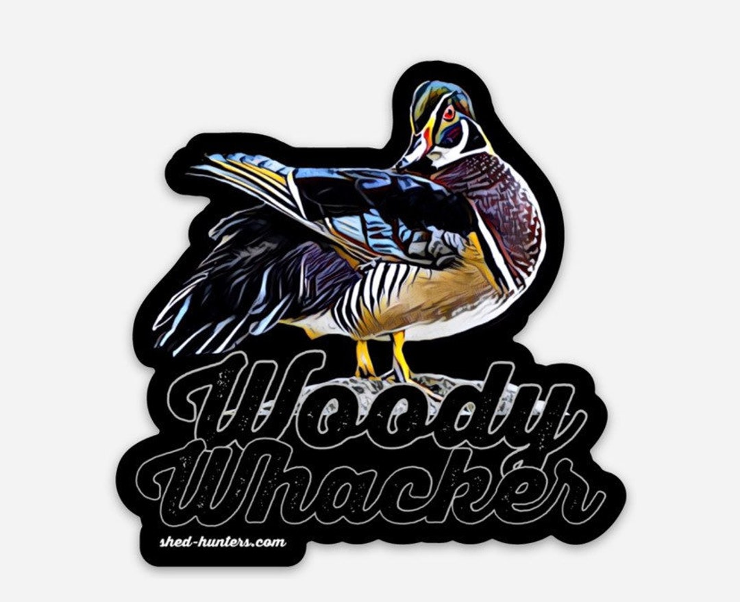 Woody Whacker Decal Duck Hunting Sticker - Etsy