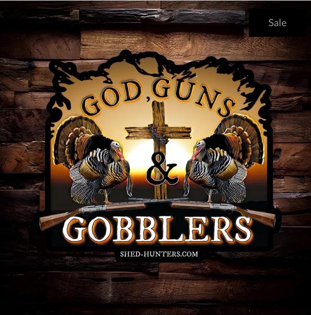 God Guns &gobblers Turkey Sticker - Etsy