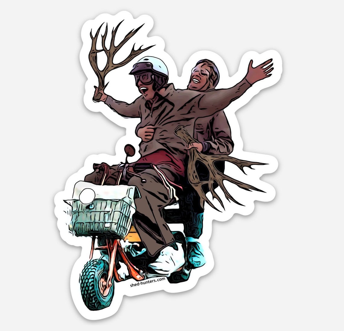 Dumb and Dumber Shed Hunter Sticker - Etsy