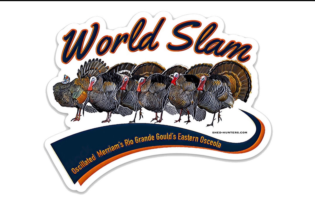 Wild Turkey World Slam Sticker - Etsy