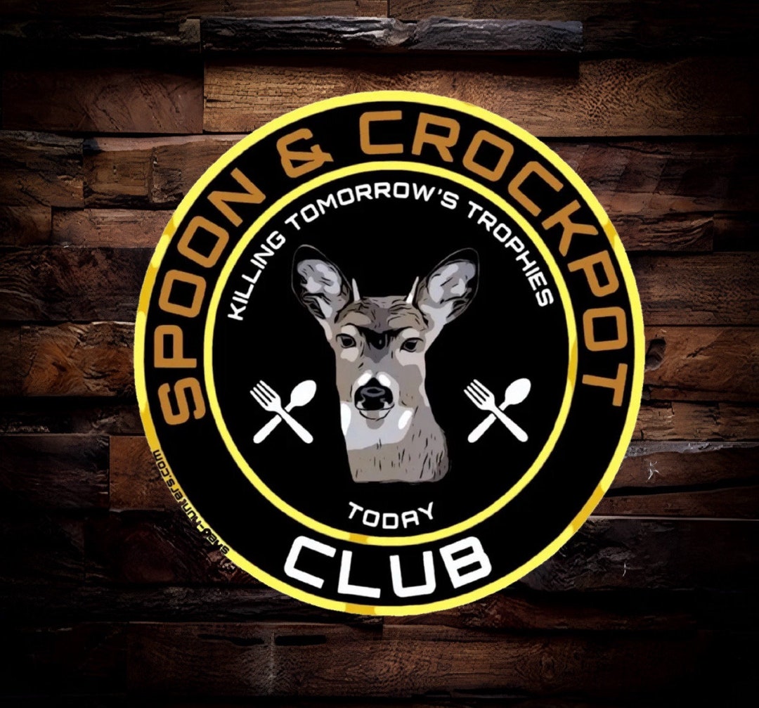 Deer Hunting Sticker Spoon and Crockpot Club - Etsy