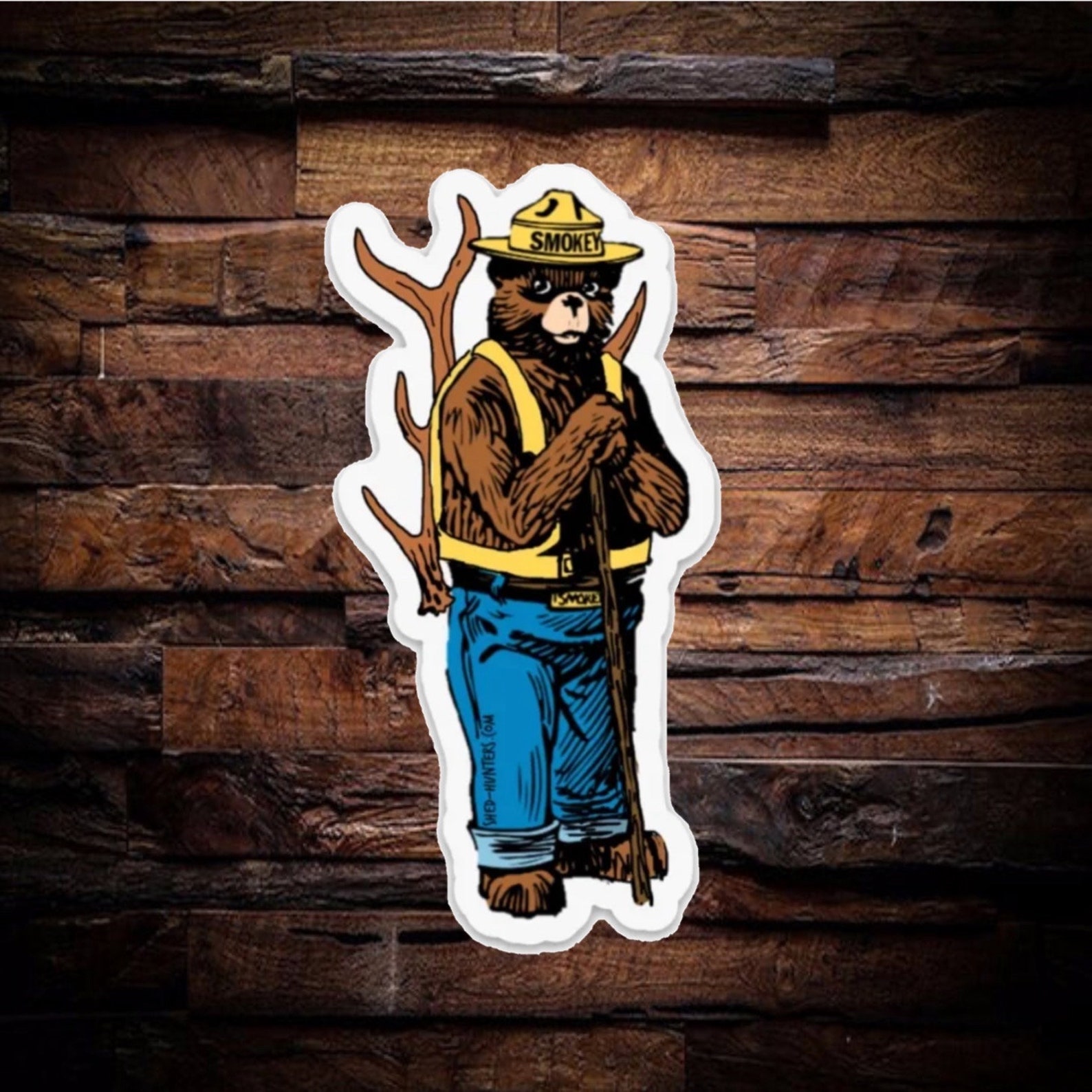 Smoky the Shed Hunter Decal - Etsy
