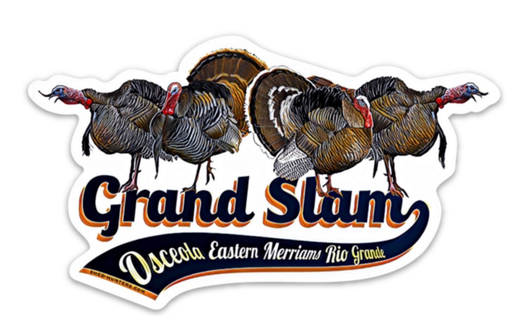 Wild Turkey Grand Slam Sticker - Etsy