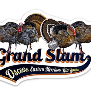 Wild Turkey Grand Slam Sticker - Etsy