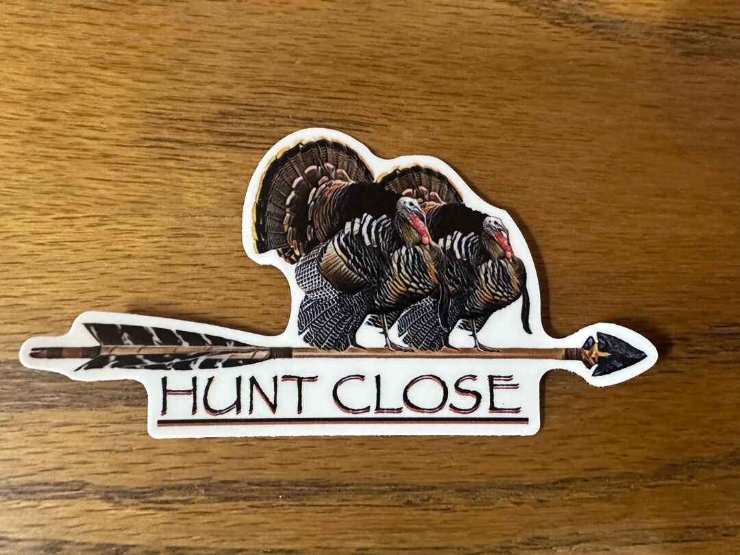 Wild Turkey Hunting Sticker - Etsy