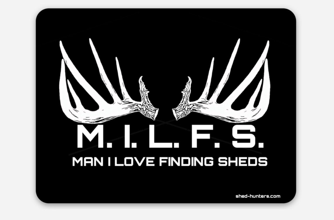 MILFS SHED HUNTING Whitetail Deer Waterproof Decal - Etsy