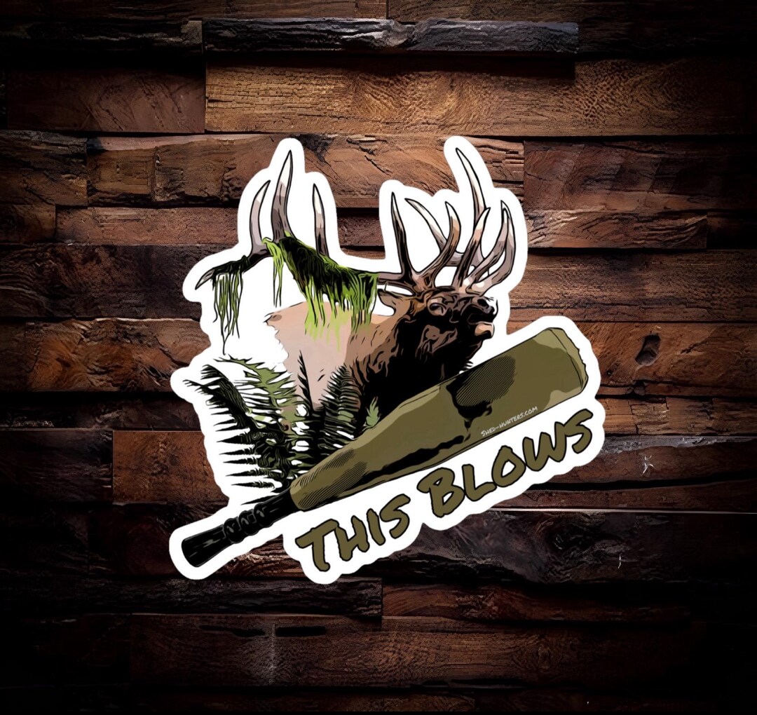 Elk Hunting Sticker - Etsy