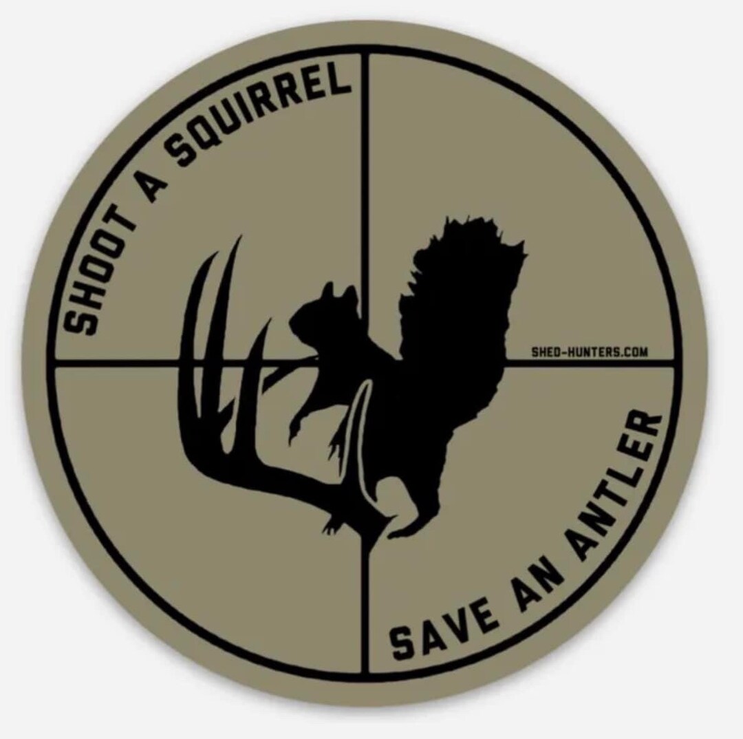 Squirrel Hunting Sticker - Etsy