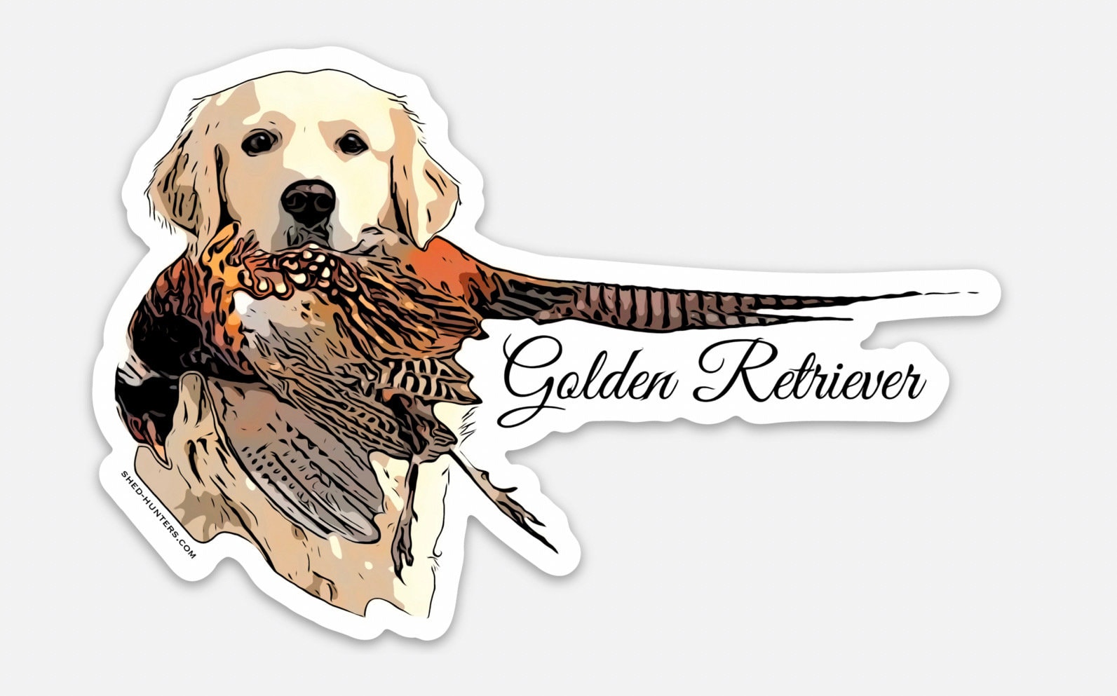 Golden Retriever Upland Bird Dog Pheasent Hunting Sticker - Etsy