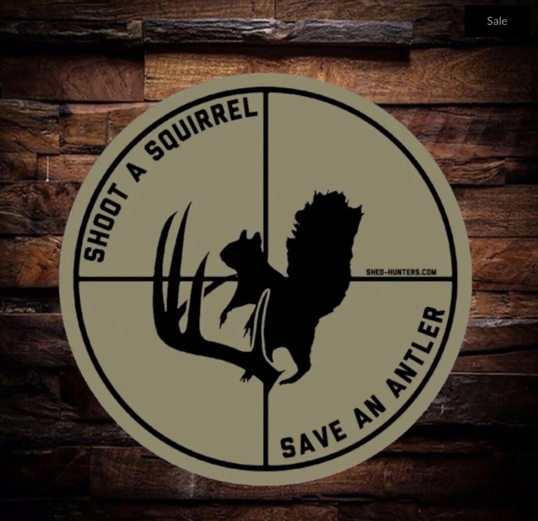 Squirrel Hunting Sticker - Etsy