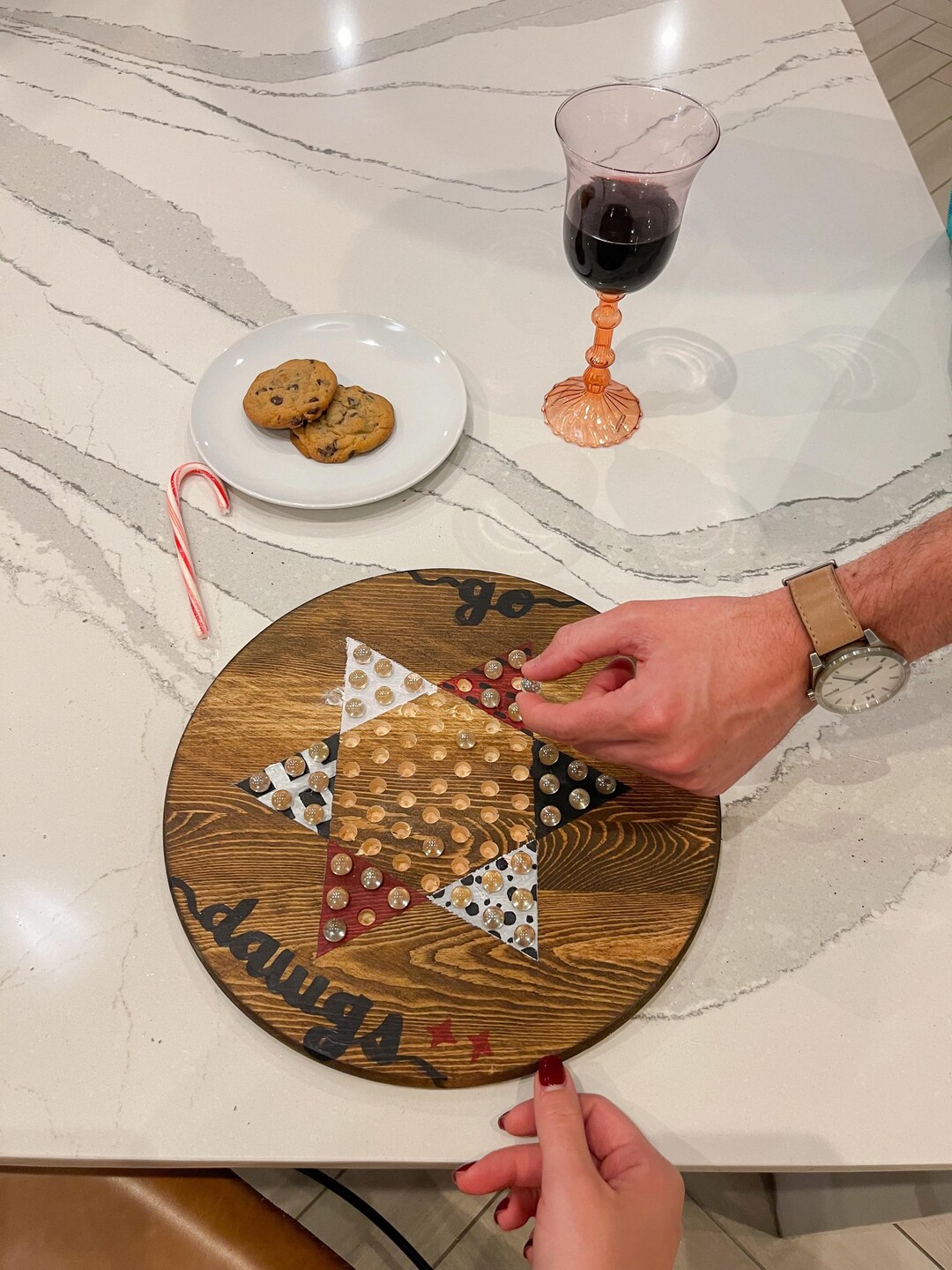 Chinese Checkers Board Custom - Etsy