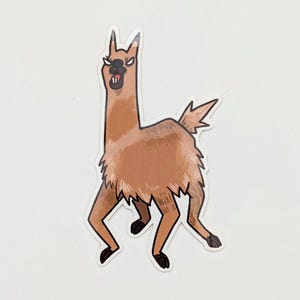 angry llama