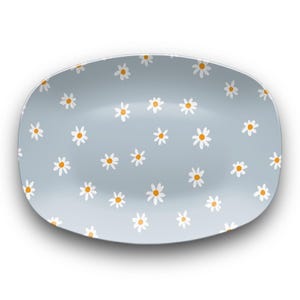Dainty Daisy Plate: Unbreakable Floral Platter, Bowl, Dish - Etsy