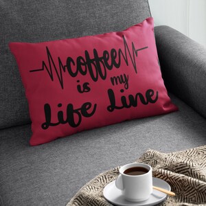 Coffee is My Life Line Svg Png Eps Jpg Design Files, Caffeine Cheap ...