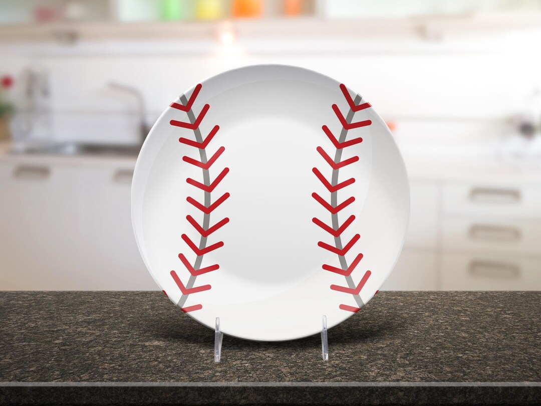 Baseball Dinner Plate: Unbreakable Sports Fan Gift - Etsy