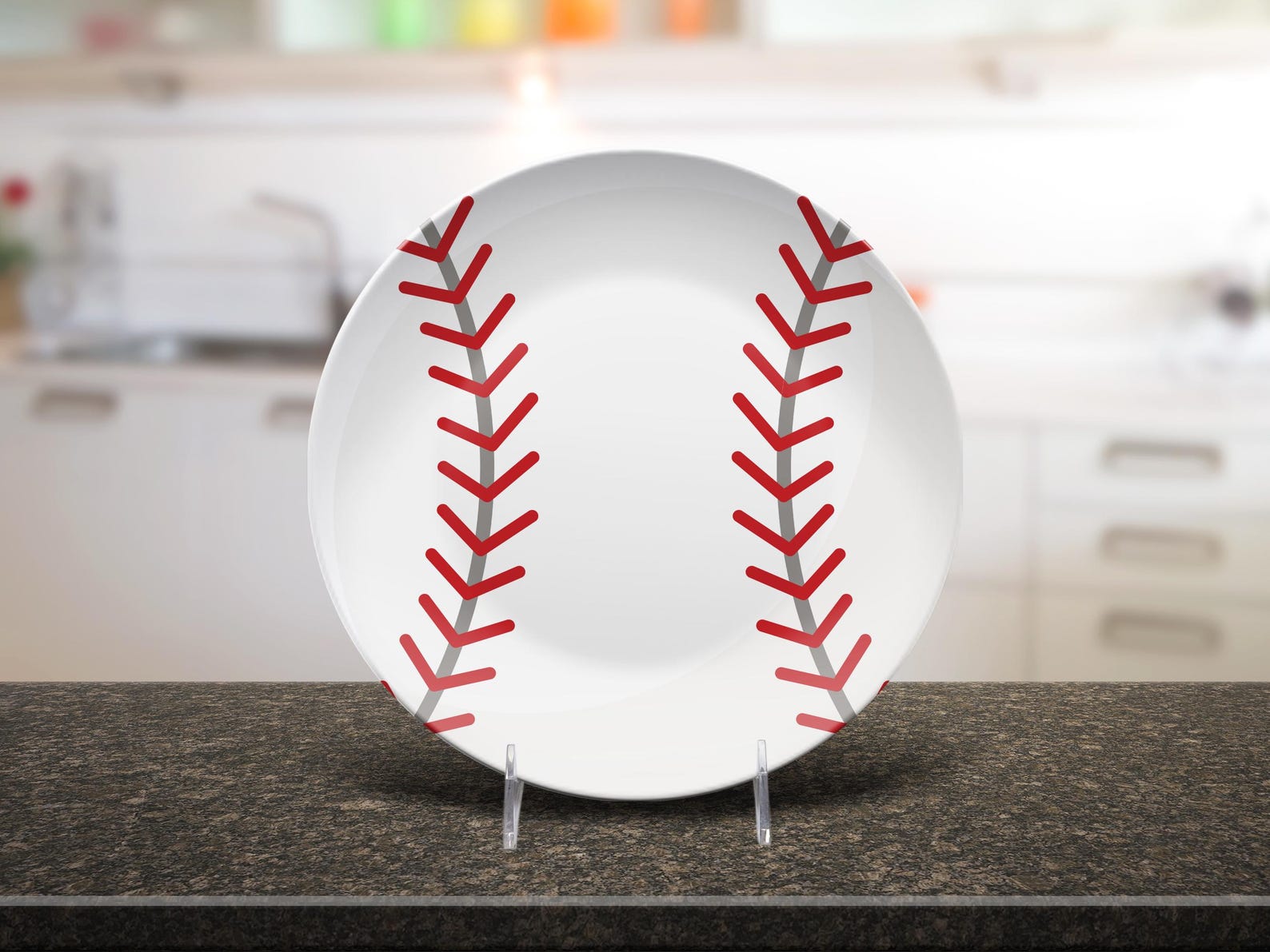 Baseball Dinner Plate: Unbreakable Sports Fan Gift - Etsy
