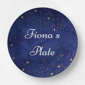 Night Sky Dining Plating Gifts, Aesthetic Booktok Plate Bowls for ...