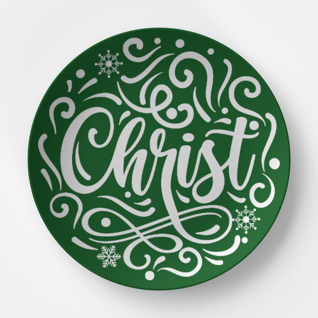 Christ Christmas Serving Plate, Catholic Christian Dinnerware Gifts for ...