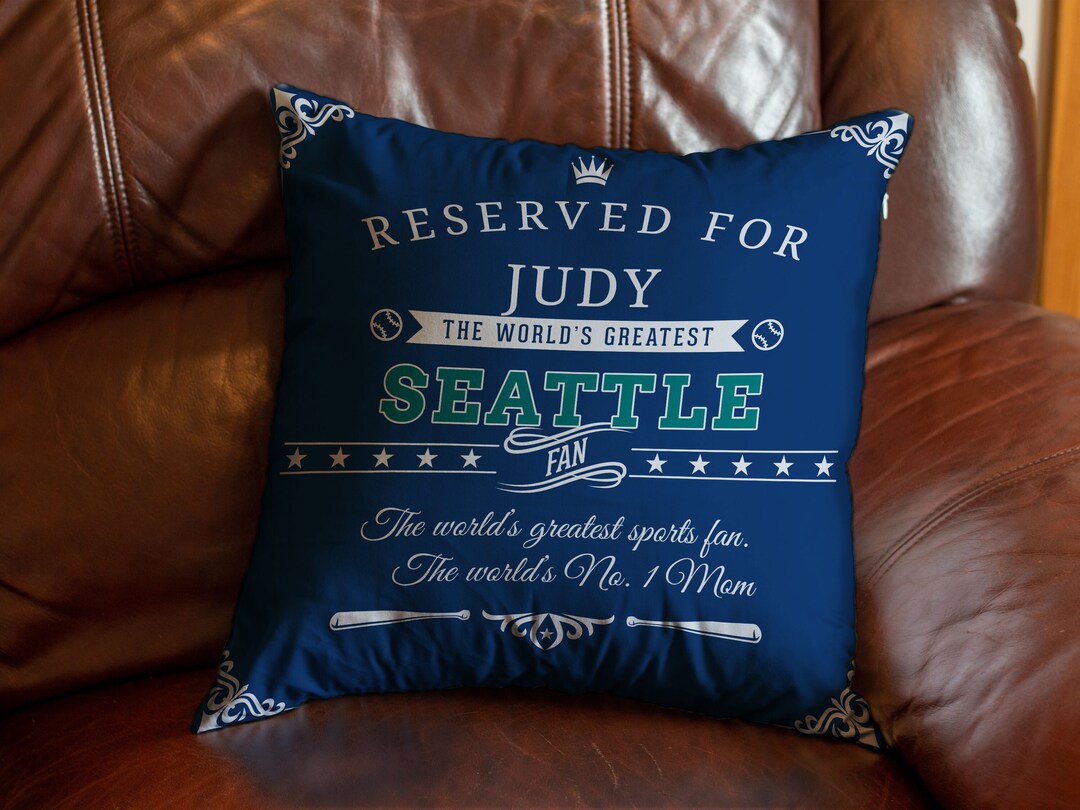 Personalized Gifts Pillow Cover, Seattle, Home Decor, Game Season ...