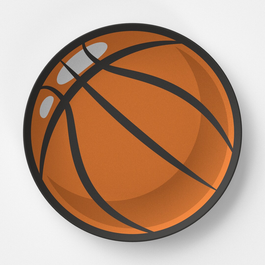 Basketball Dinner Plate, Sports Enthusiast Plating Dish, Nuts Snack ...