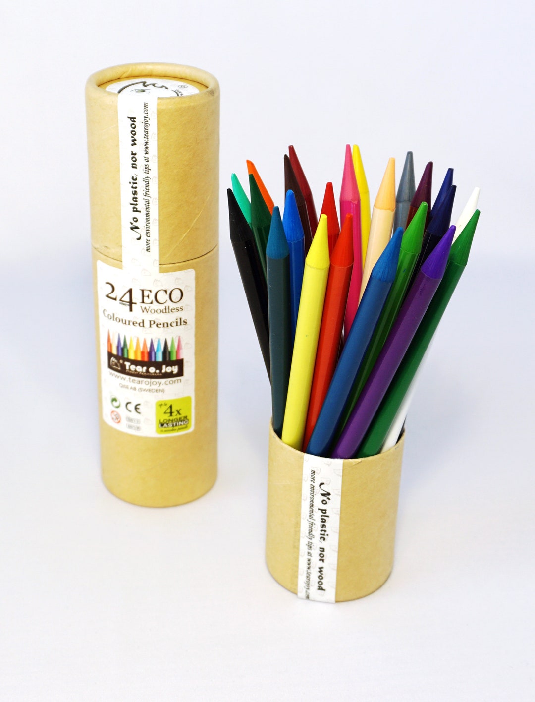 Crayons de couleur sans bois 24 couleurs - Etsy France