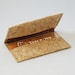 Cork "gold Vein" Minimalist Wallet / Card Holder - Etsy