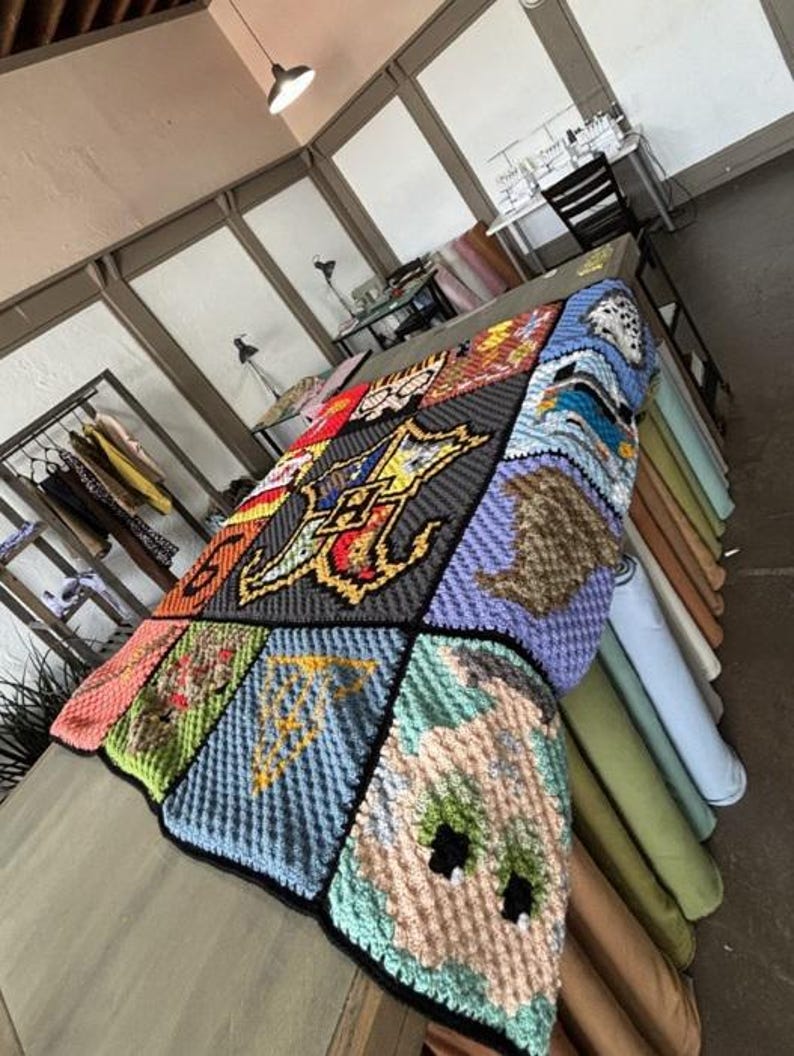 HP C2C Afghan Pattern - Etsy