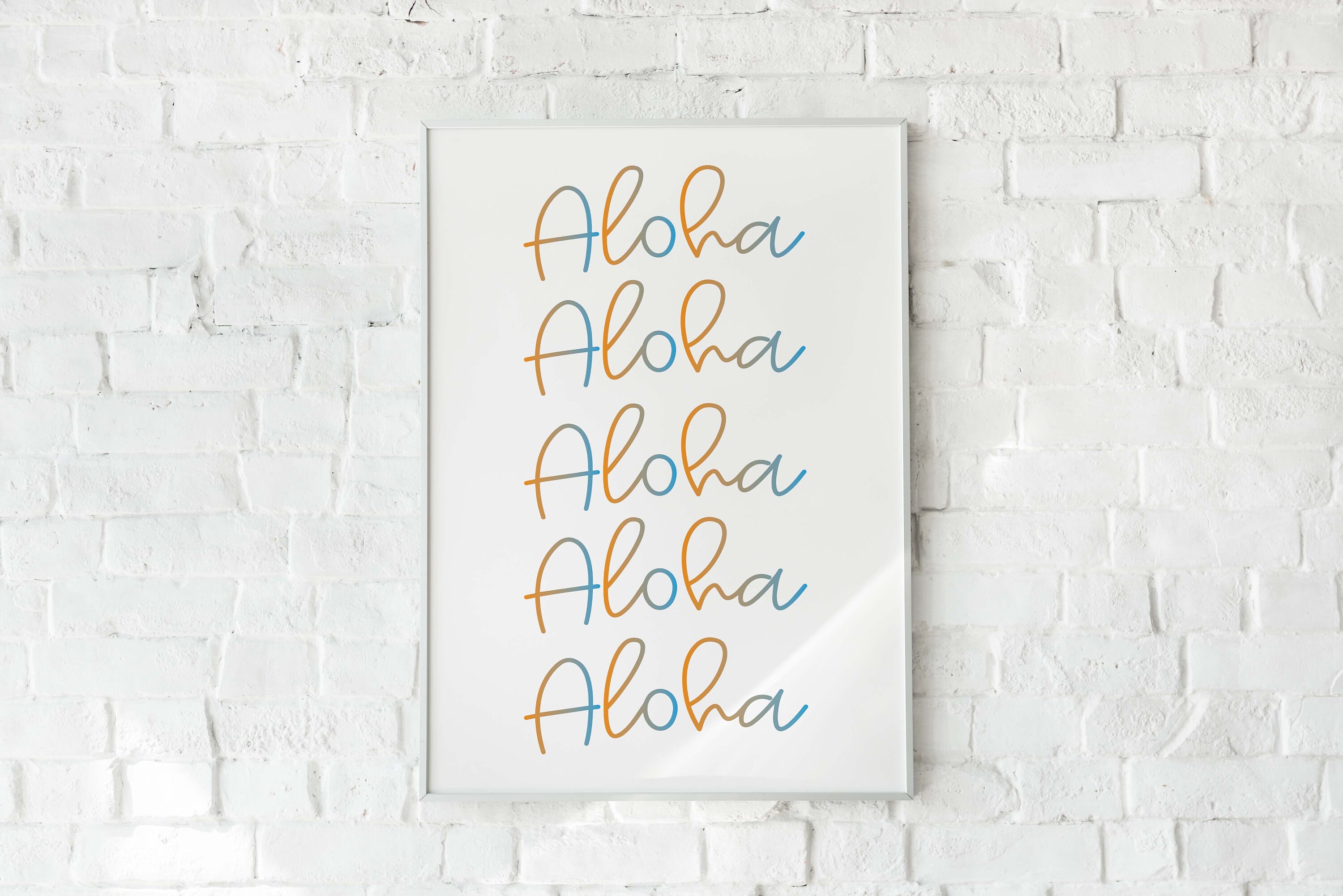 ALOHA Room Poster, Digital Download, Instant Wall Art, Print From Home ...