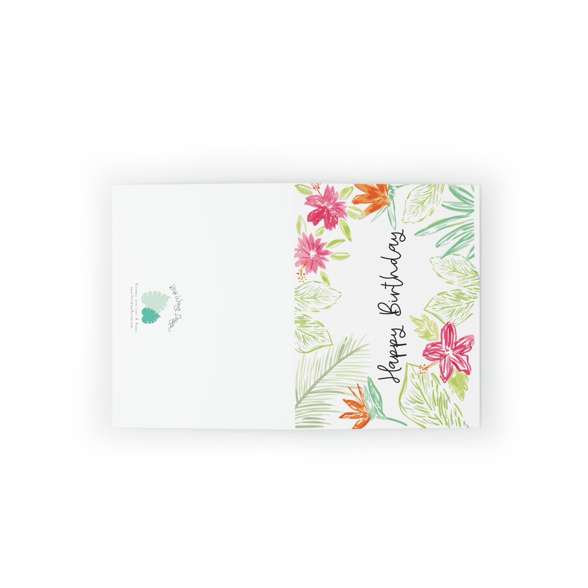 Happy Birthday Floral Bouquet 8 Note Card Set Set of 8 Note - Etsy