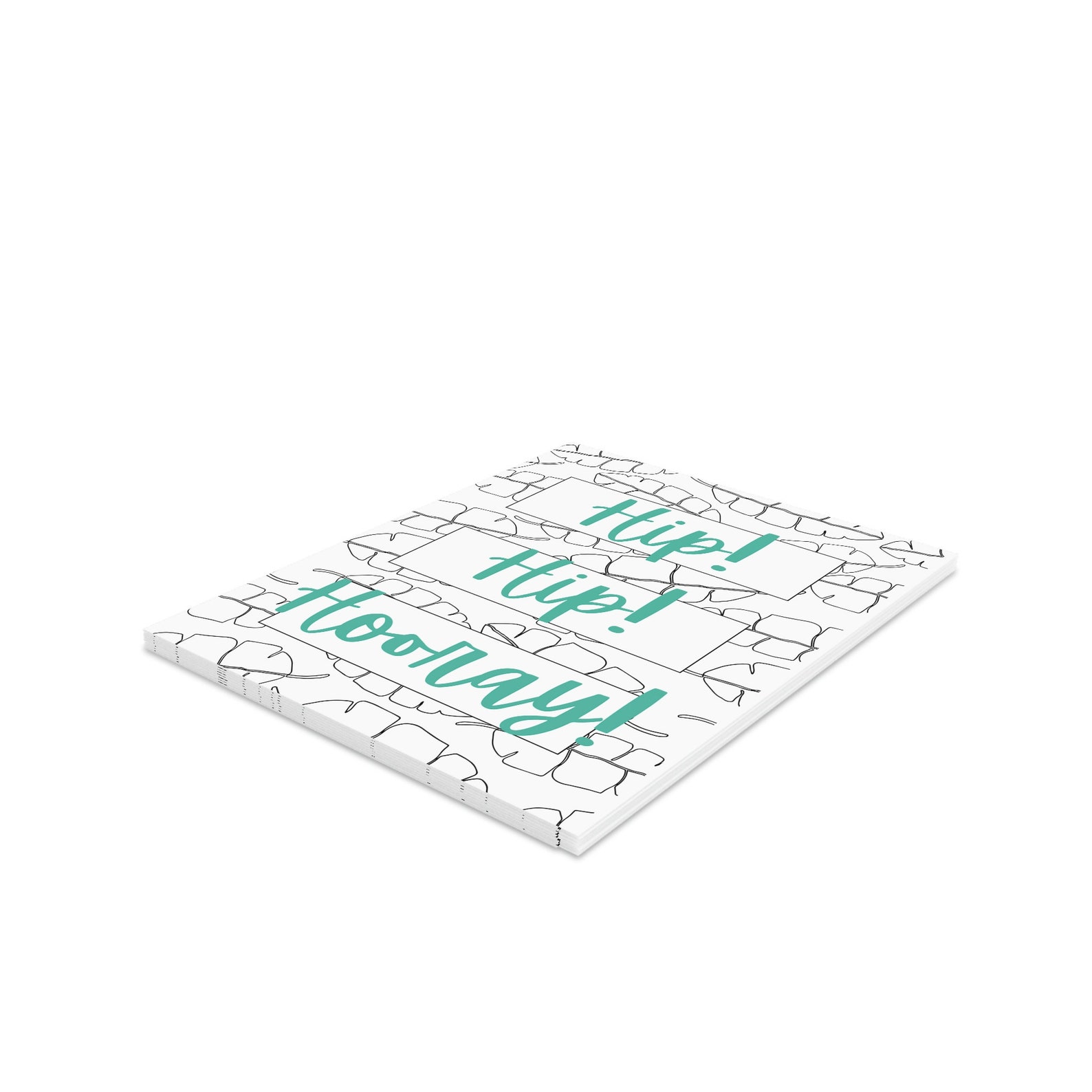 Hip Hip Hooray 8 Note Card Set, 8 Celebration Note Cards W ...