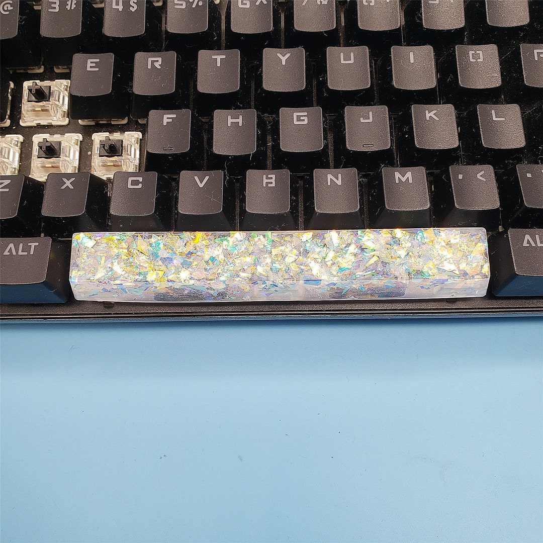 White Laser 6.25U Keycap, Dreamy White Keycap, Space Bar, ESC Key ...