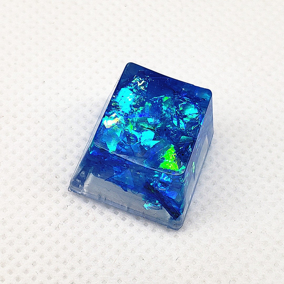 Keycaps-royal Blue Laser Resin Keycaps, Backlit Keycaps, Cherry MX, - Etsy