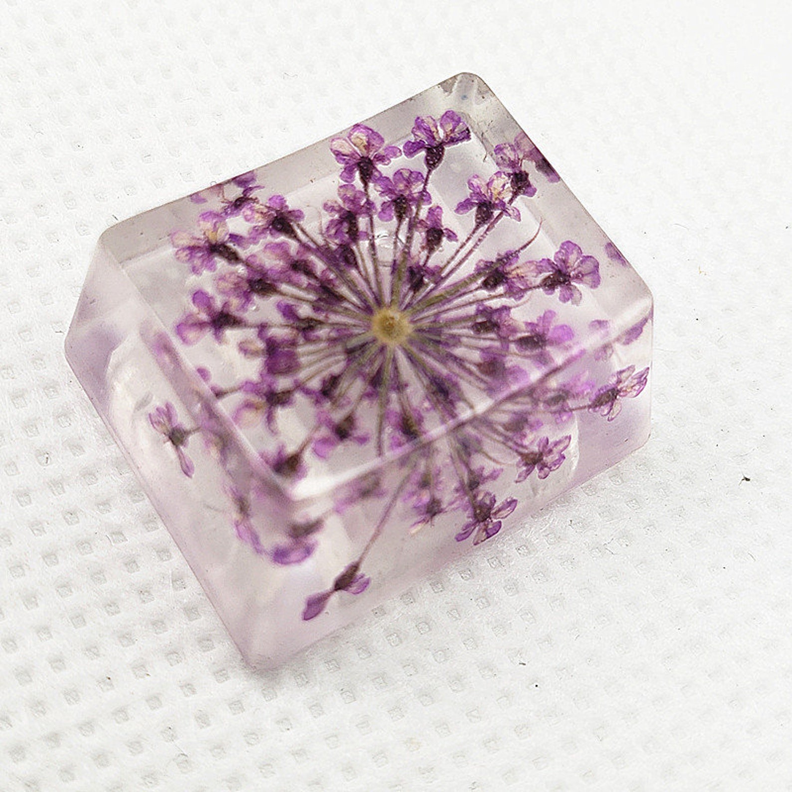 Keycaps-resin Transparent Dried Flower Keycaps Orange Yellow - Etsy