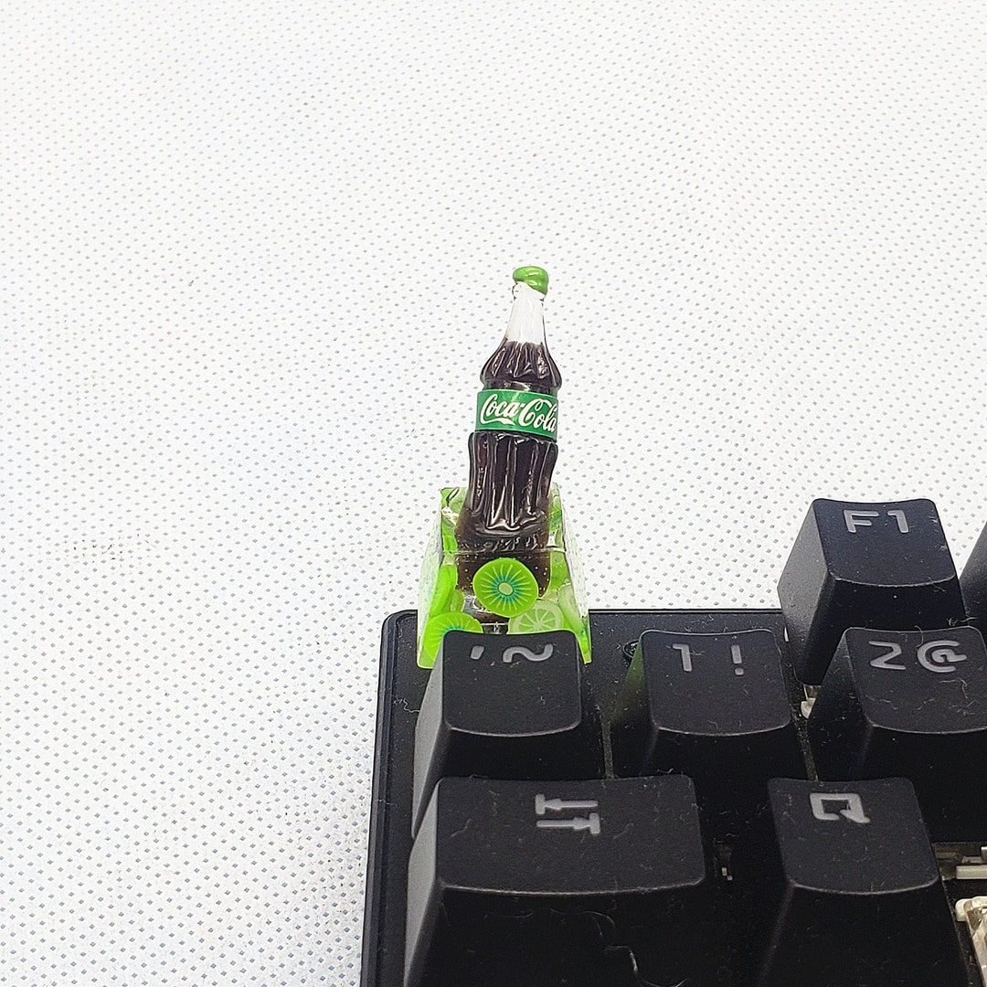 Green Coca-cola Key Cap Summer Kiwi Lime Soda Key Cap Micro Landscape ...