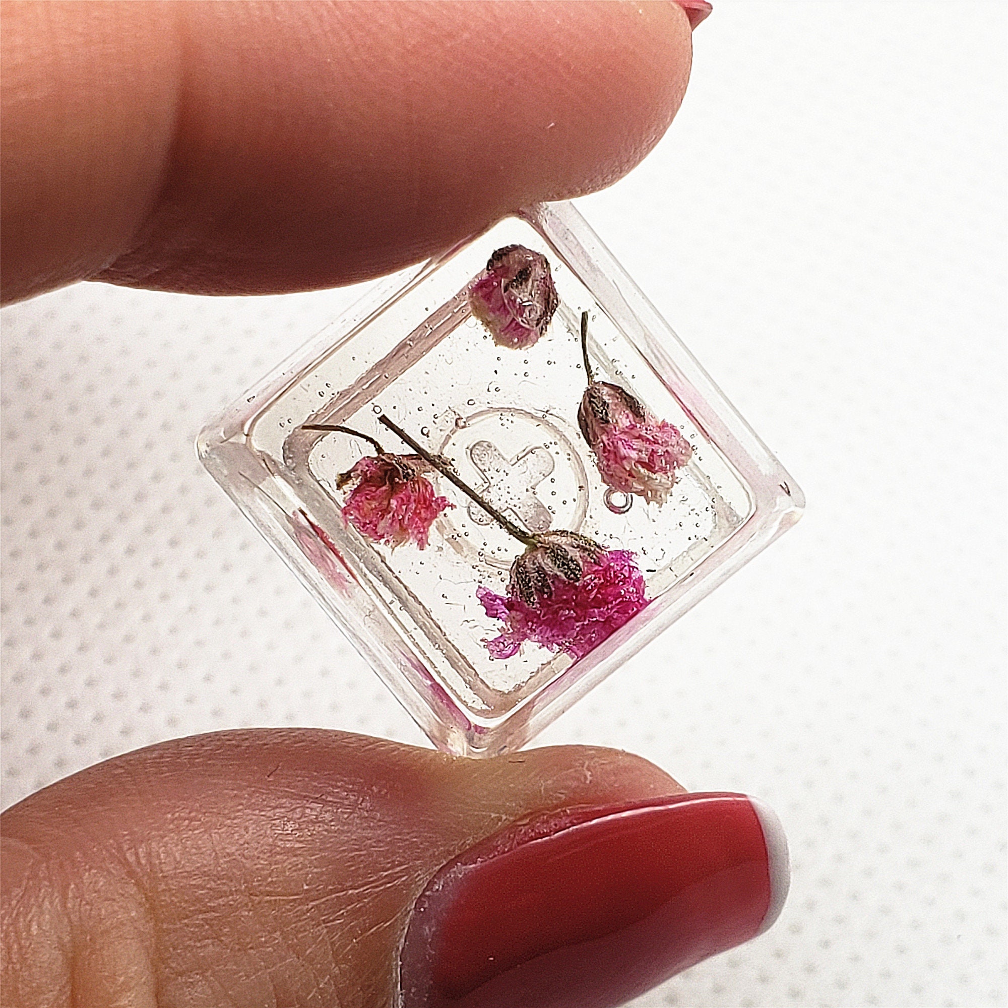 Cherry Blossom Esc Keycap Pink gypsophila flower keycap | Etsy