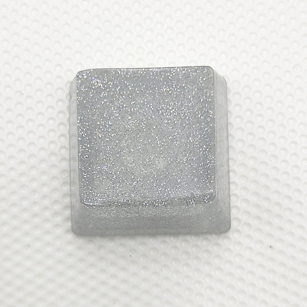 Silver Gray Aurora Flash Keyboard Key Cap, OEM Standard Keycap, Shiny ...