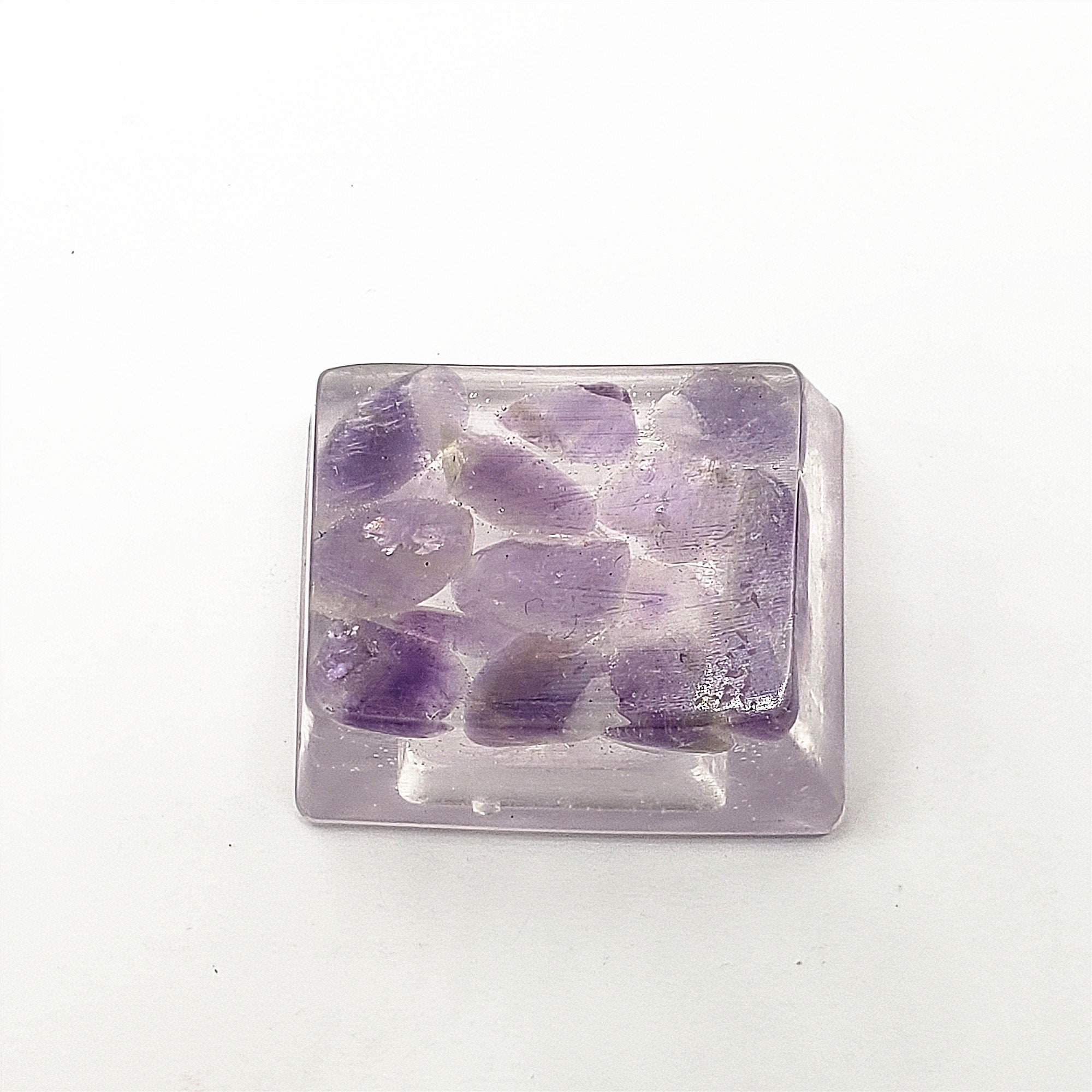 Amethyst resin keycaps original keycaps customized keycaps | Etsy