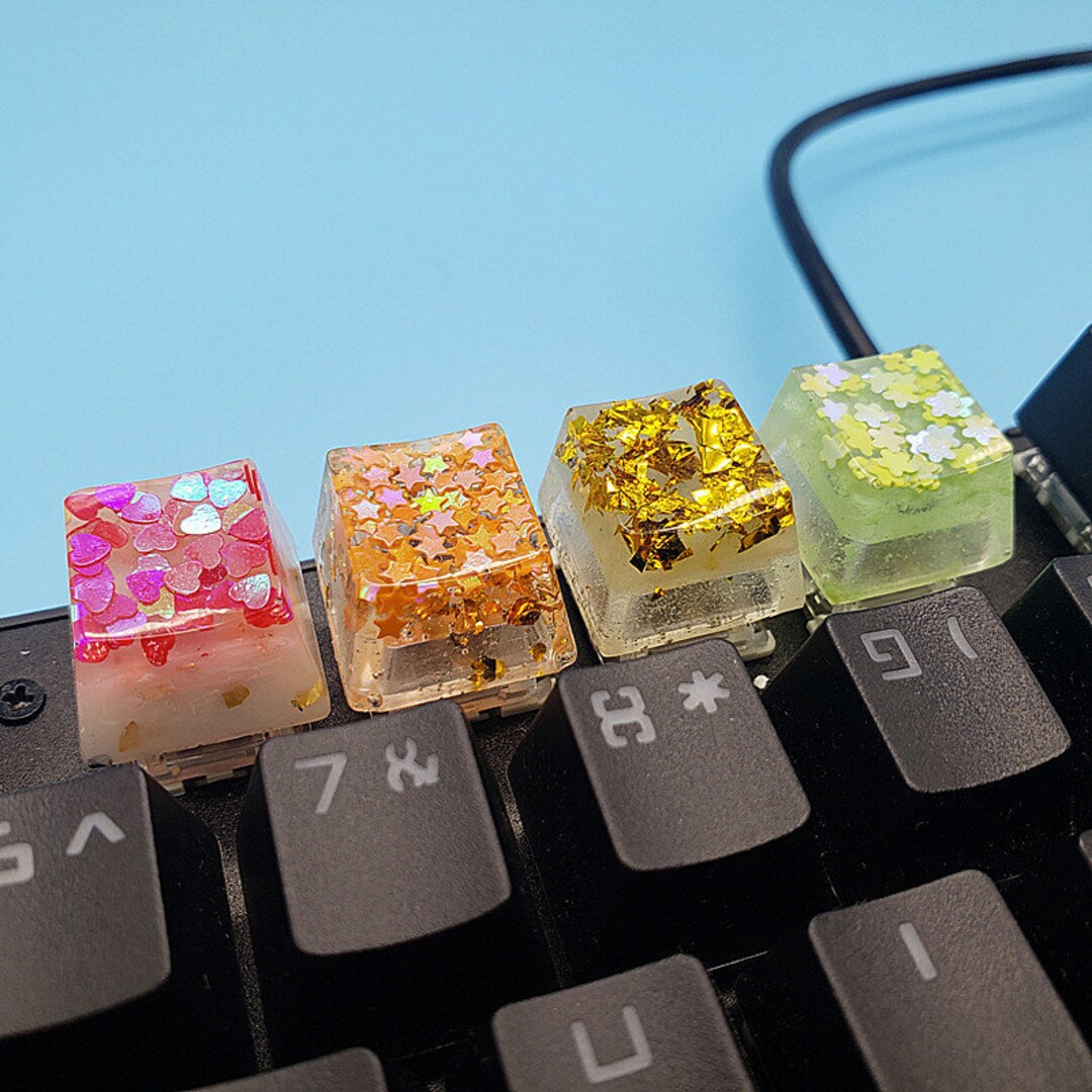 Keycaps, Handmade Resin Backlit Keycaps, Game Keyboard Keycap ...