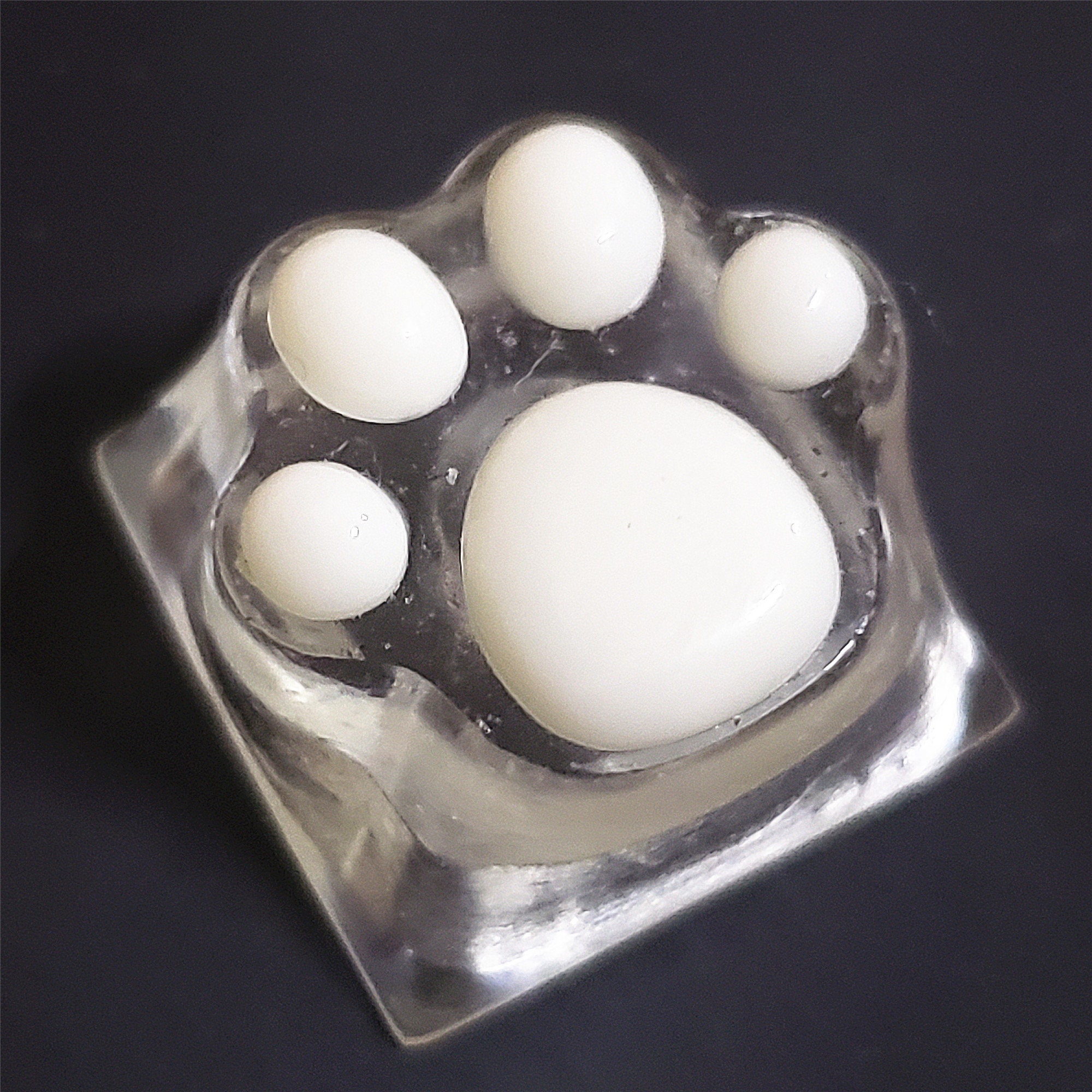White Crit Resin Keycap ESC Key Cap White Cat Key Hat - Etsy