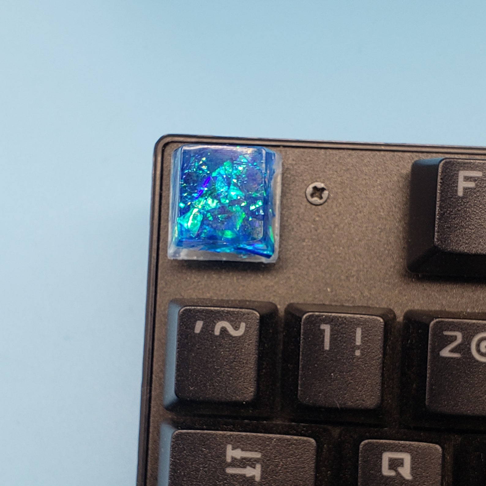 Keycaps-royal Blue Laser Resin Keycaps Backlit Keycaps | Etsy