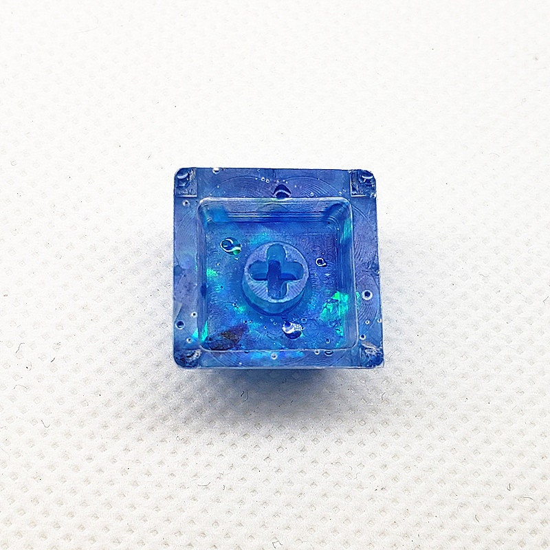Keycaps-royal Blue Laser Resin Keycaps Backlit Keycaps - Etsy