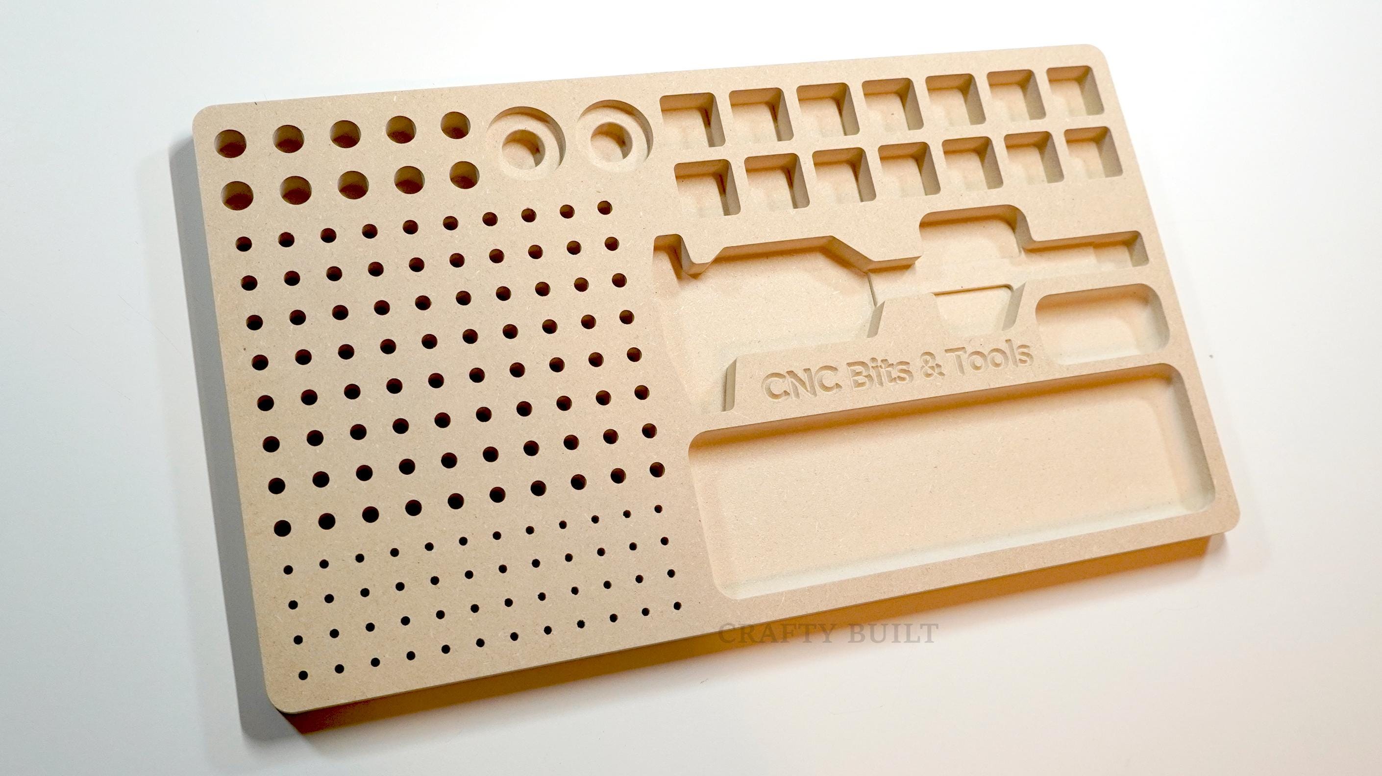 DIY Pattern Router Bits Tray Template CNC Files Tool Organizer Pattern ...