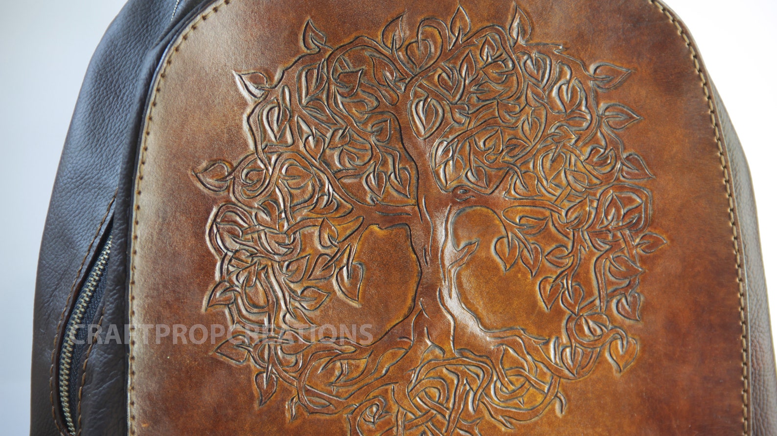 DIY Pattern Template Back Pack With Leather Carvings Pattern - Etsy