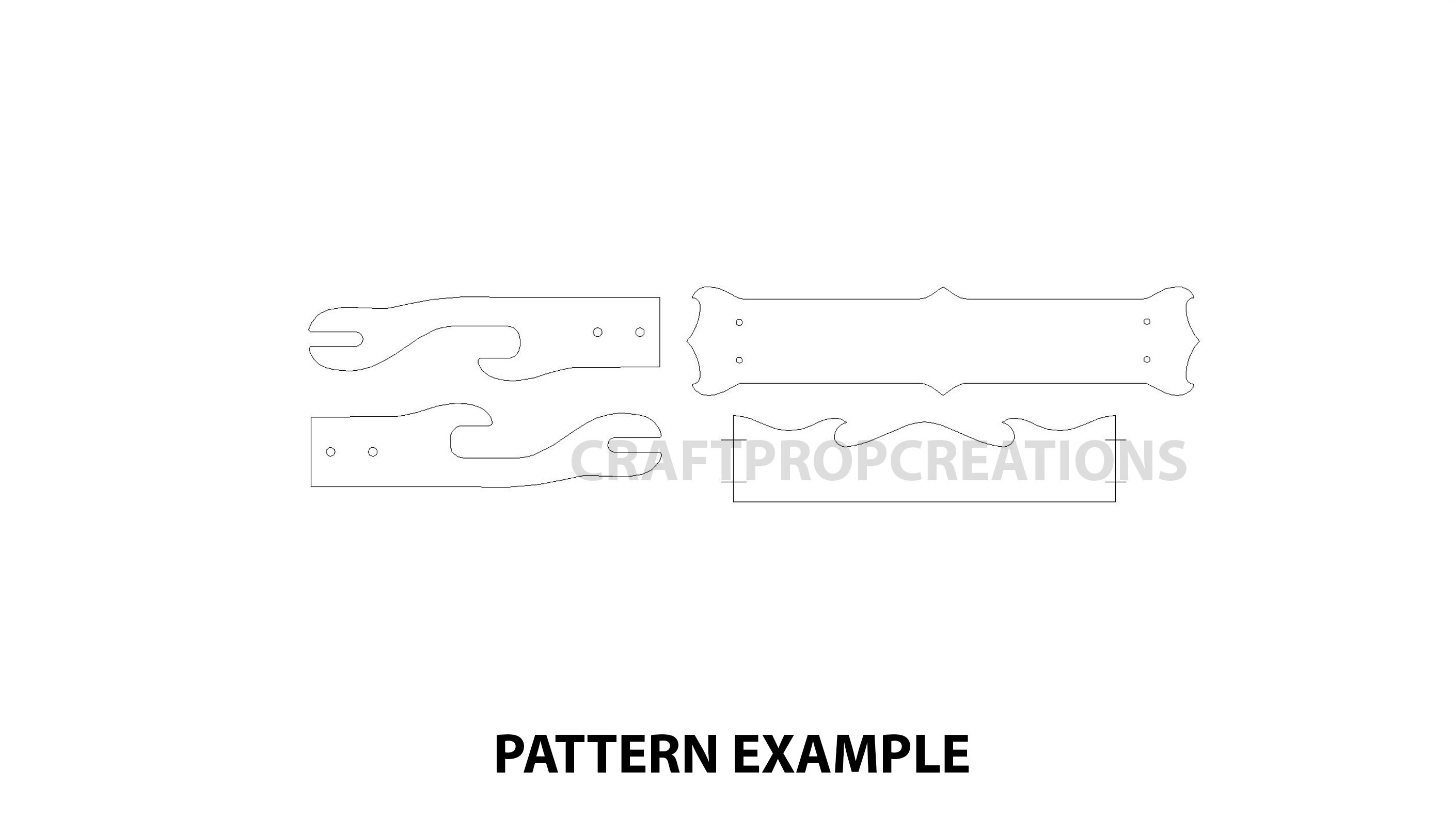 DIY Pattern Template CNC FILES Samurai Sword - Etsy UK
