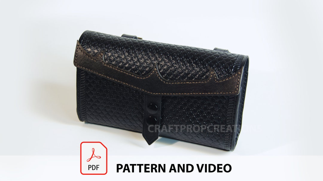 DIY Pattern Template Leather Bicycle Bag Pattern PDF Download/video ...