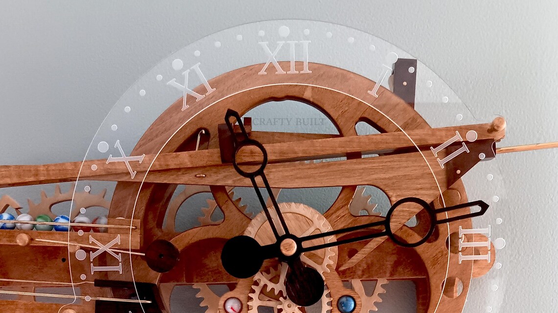 Clock Face ONLY DIY Pattern Acrylic CNC Template Clayton Boyer Custom ...