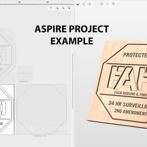 DIY Pattern Security Wooden Sign CNC Files FAFO Sign F Around and Find ...