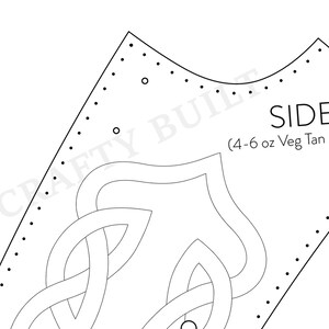 DIY Pattern Template Leather Combat Hat Pattern PDF Download/video ...