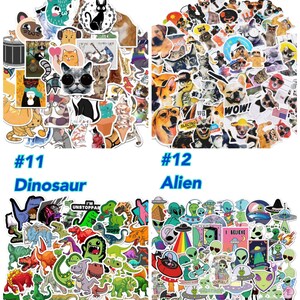 Cute PURPLE VSCO Stickers Pack Random Stickers Waterproof - Etsy