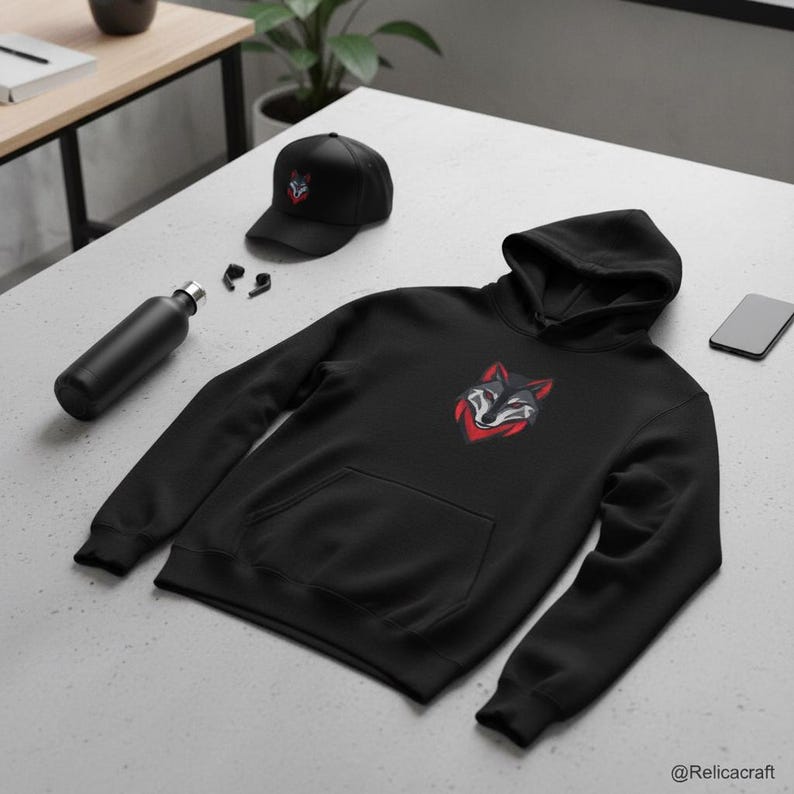 Wolf Logo Bundle - Red & Black Gaming Mascot - Esports Team Logo ...